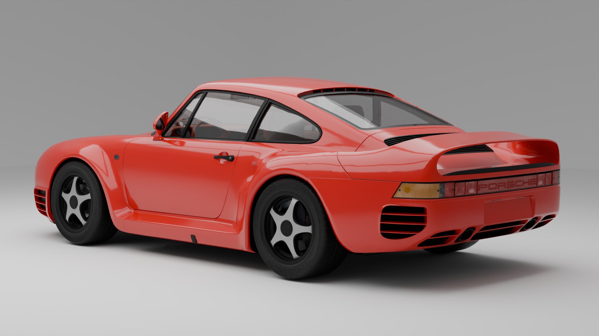 3D Porsche 959 With Engine - TurboSquid 2372210