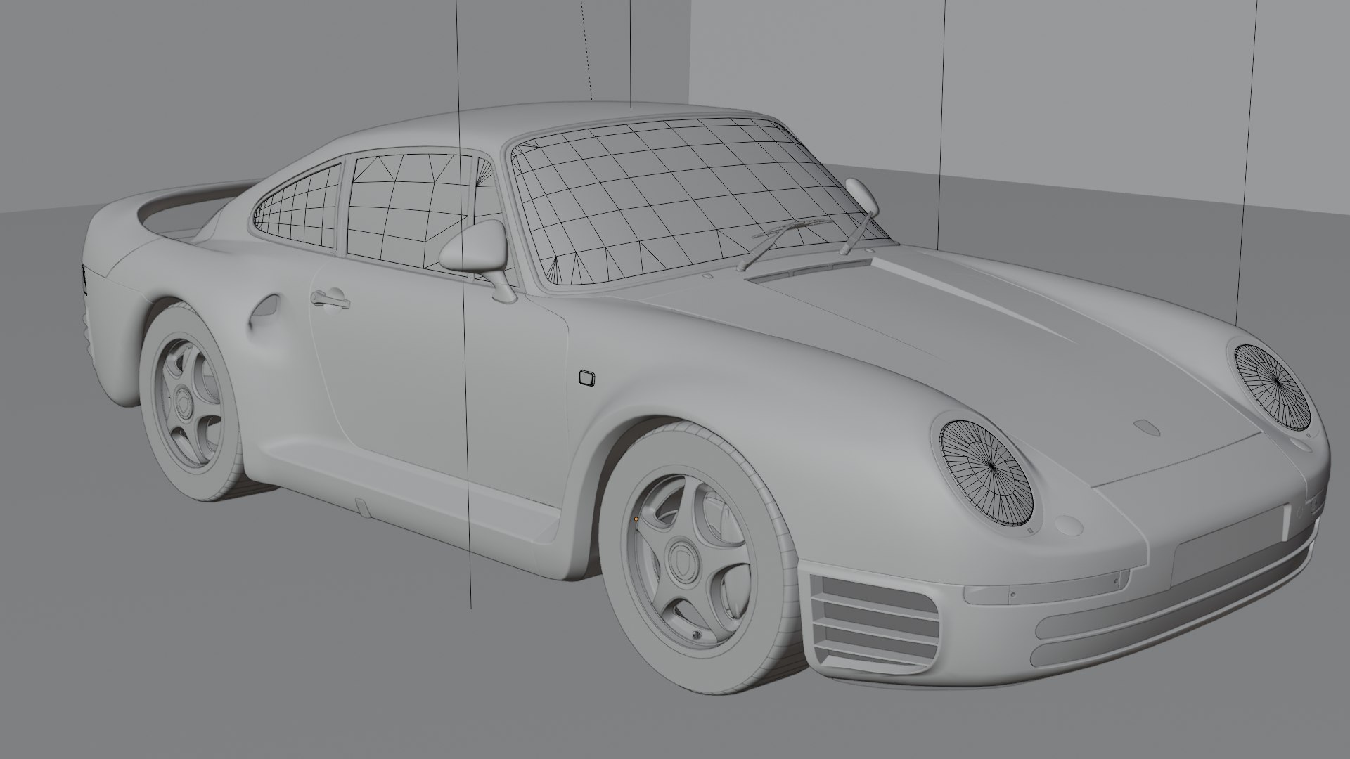 3D Porsche 959 With Engine - TurboSquid 2372210