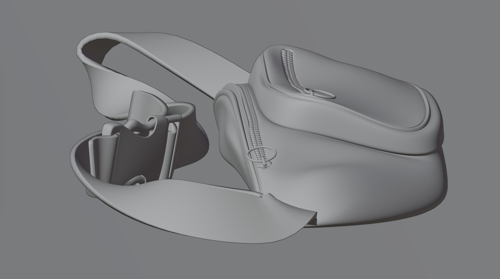 Waist Bag 3D Model - TurboSquid 1821915