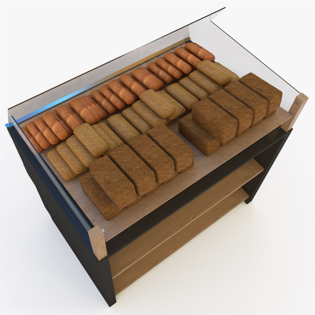 bread rack 3d model