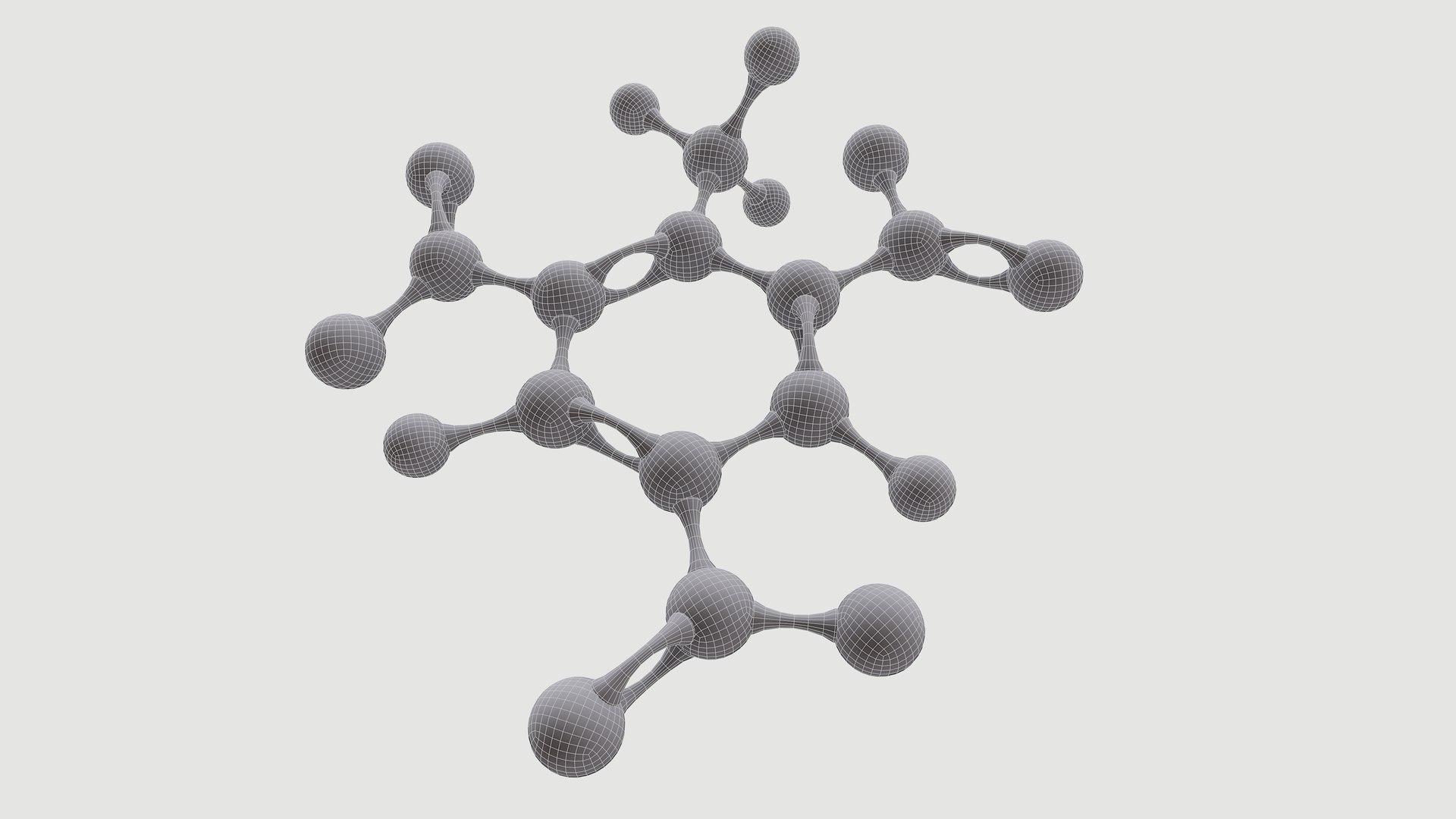 3D Tnt Molecule With PBR 4K 8K - TurboSquid 1945618