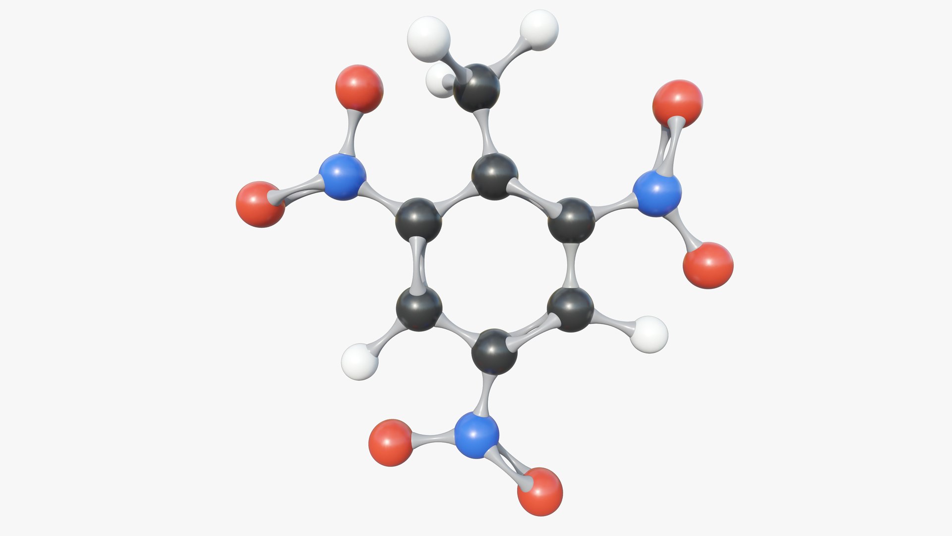 3D Tnt Molecule With PBR 4K 8K - TurboSquid 1945618