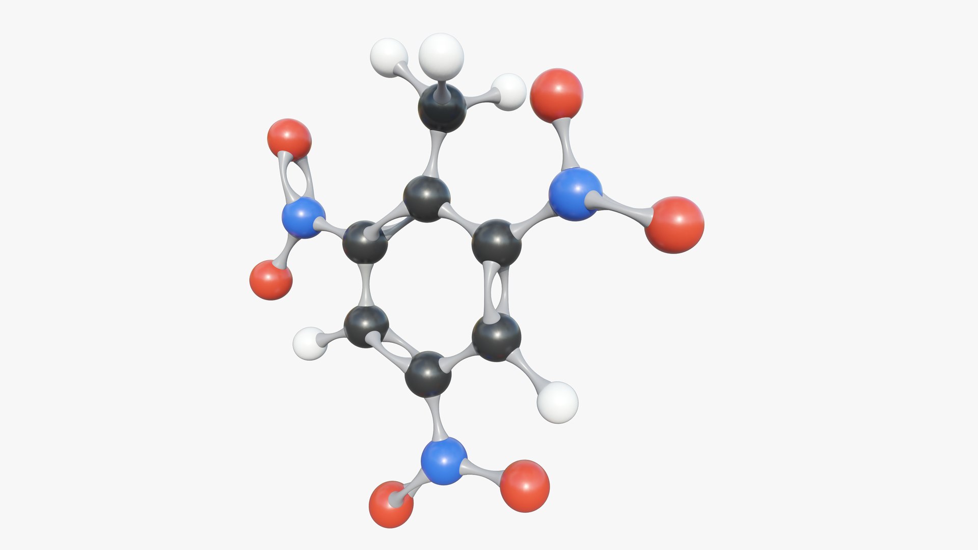 3D Tnt Molecule With PBR 4K 8K - TurboSquid 1945618