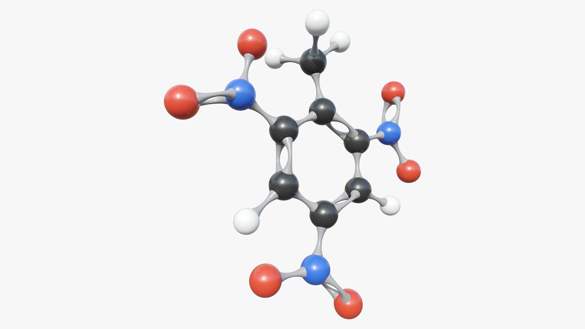 3D Tnt Molecule With PBR 4K 8K - TurboSquid 1945618