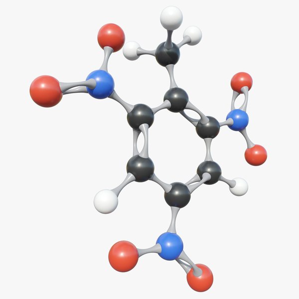 3D Tnt Molecule With PBR 4K 8K - TurboSquid 1945618