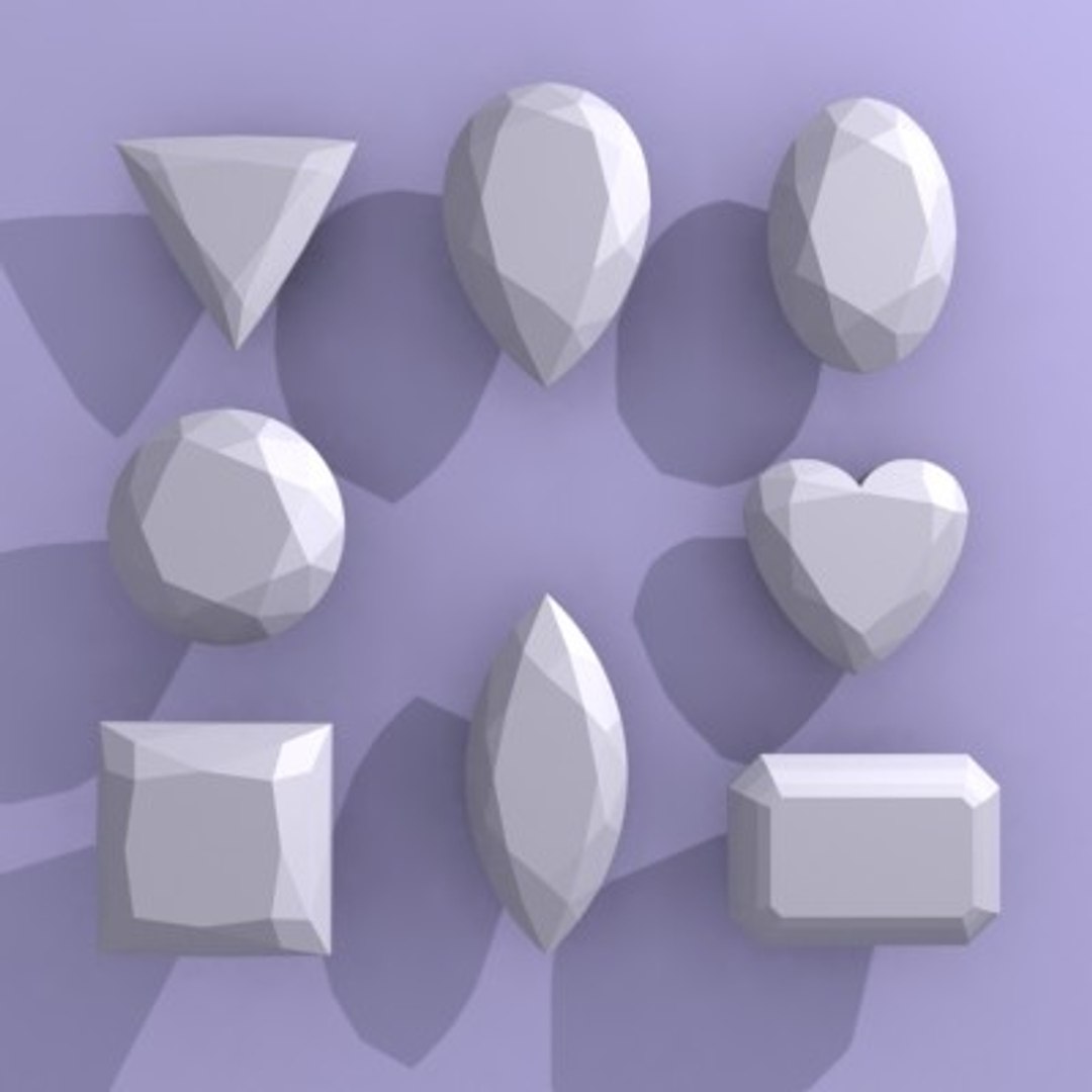 Cut Diamond 3d Model