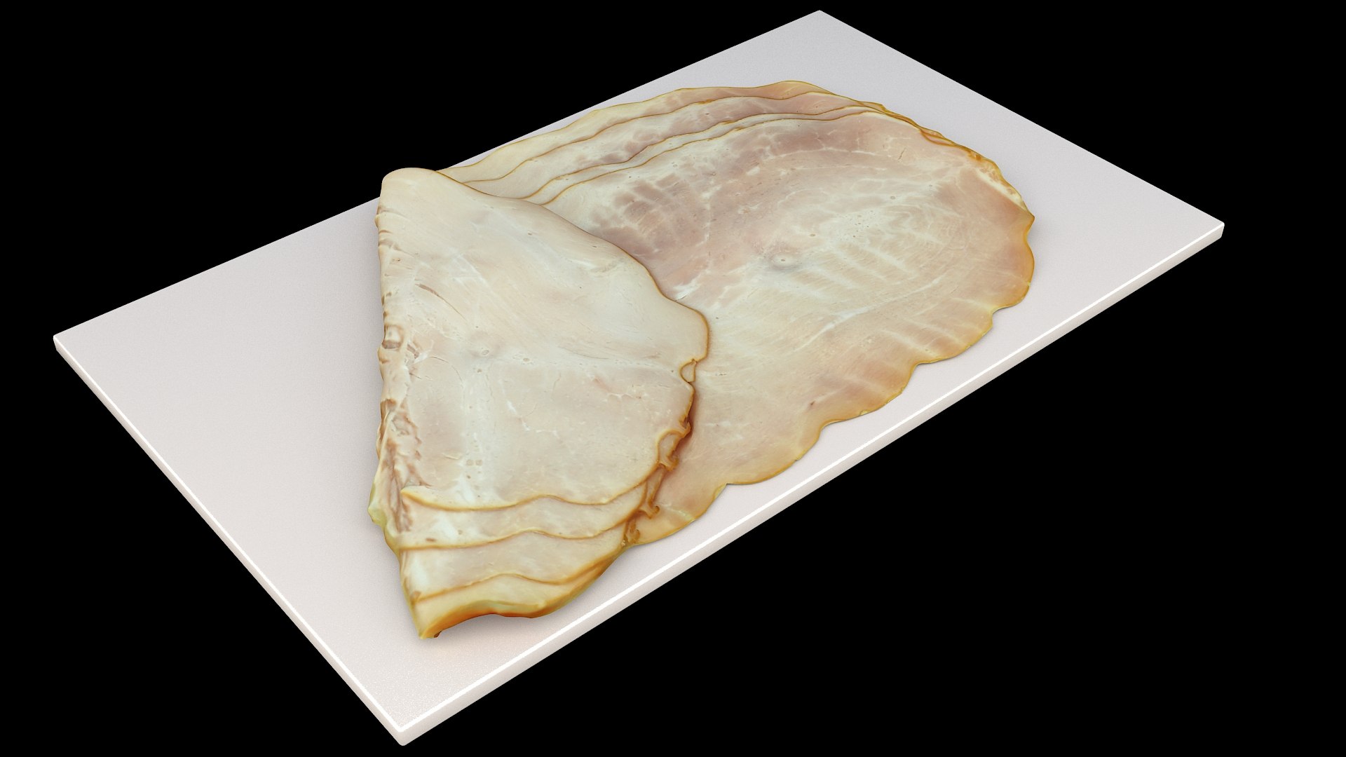 Sliced Ham 3D - TurboSquid 1491501