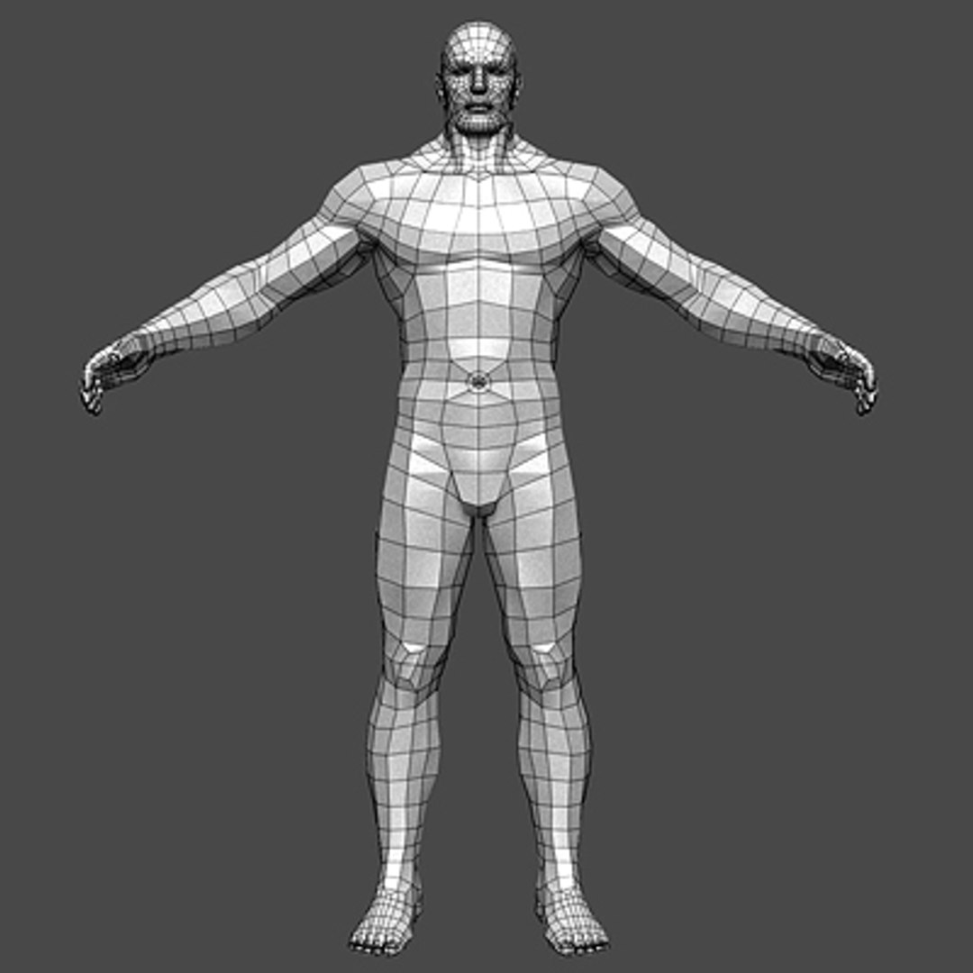 Male Heroic Character Hero 3d Model