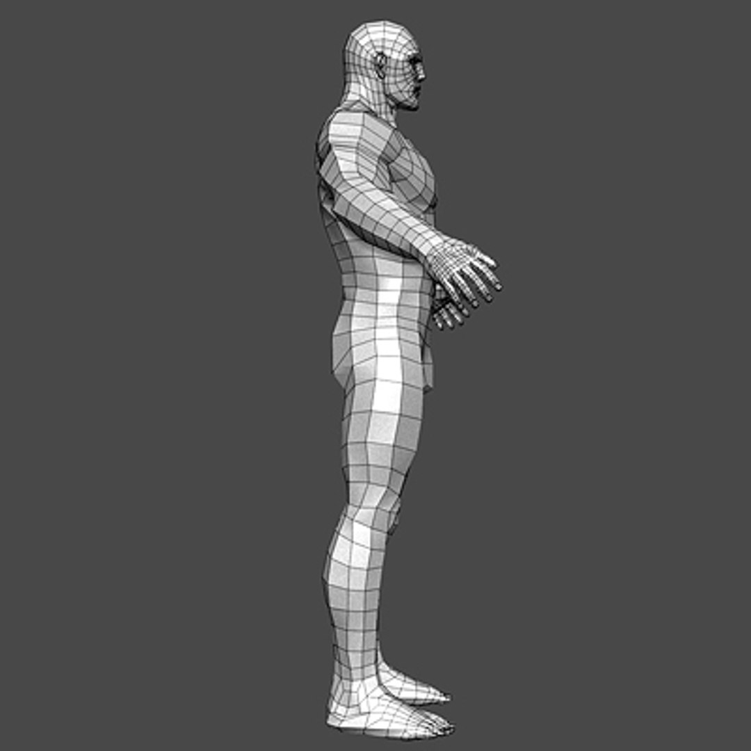 Male Heroic Character Hero 3d Model