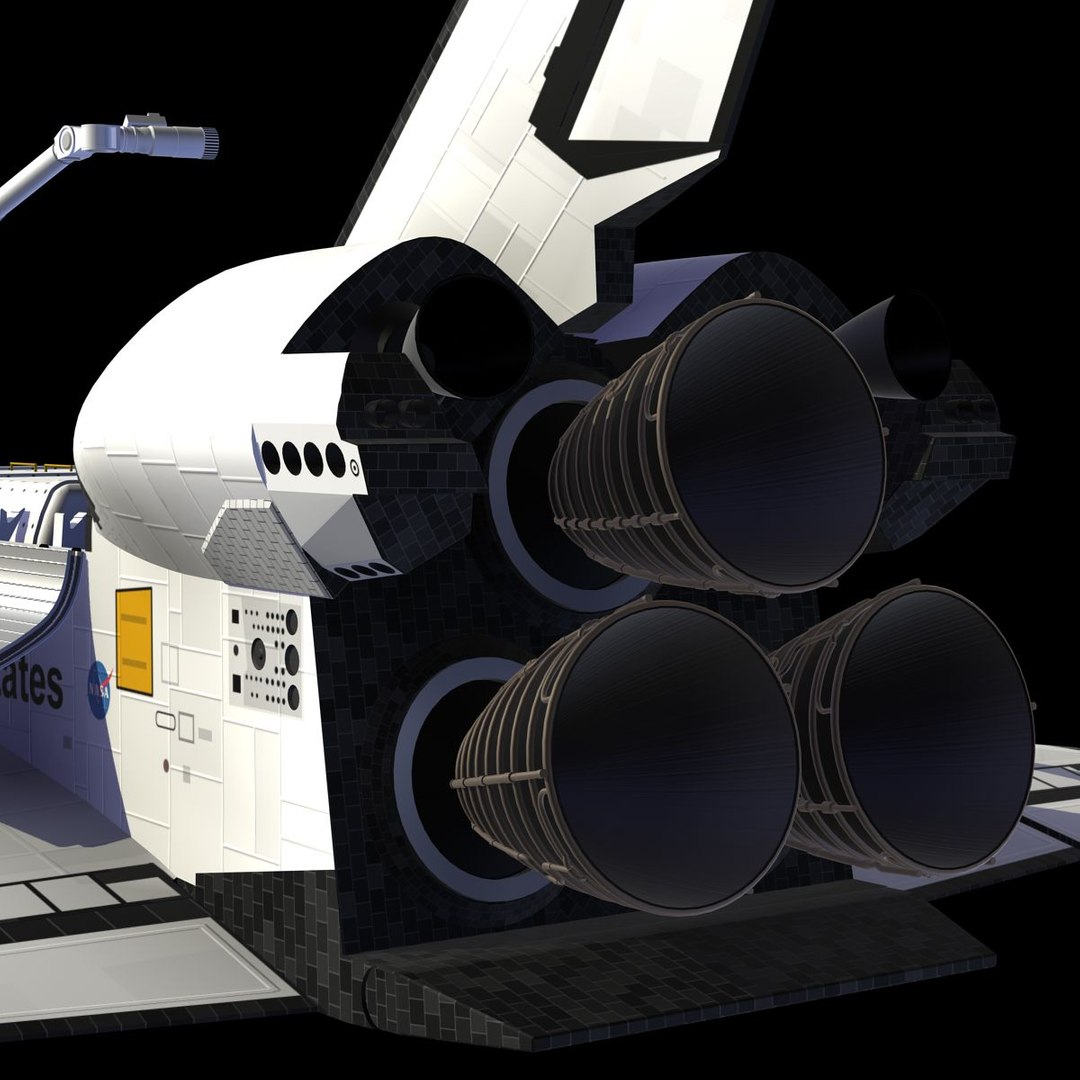 Space Shuttle Discovery 3d Model