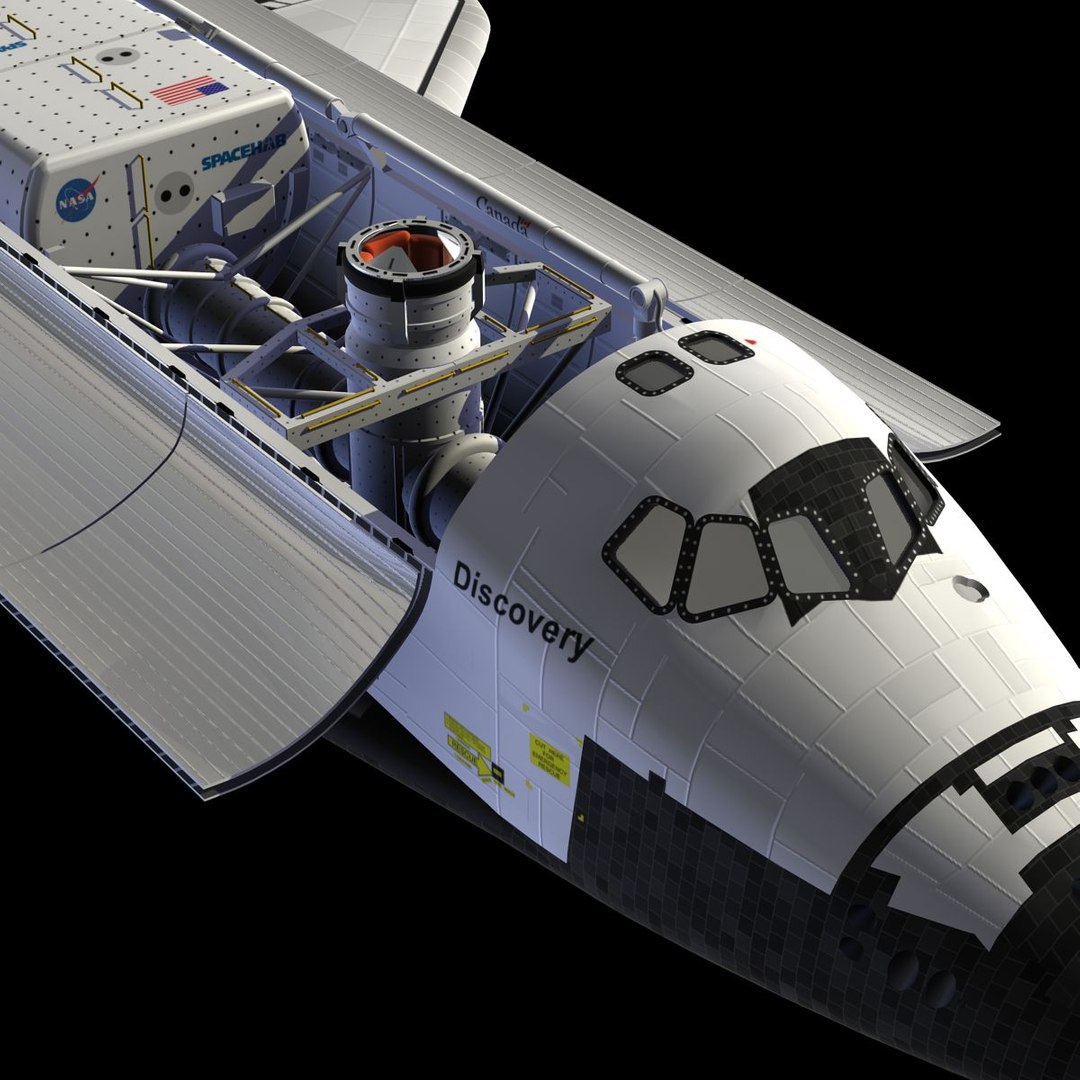 Space Shuttle Discovery 3d Model