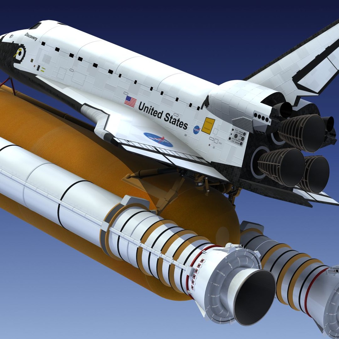 Space Shuttle Discovery 3d Model