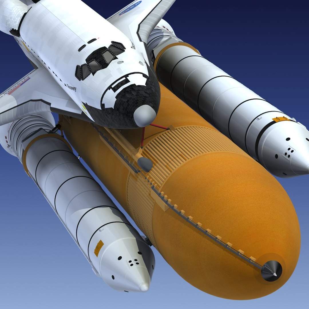 Space Shuttle Discovery 3d Model