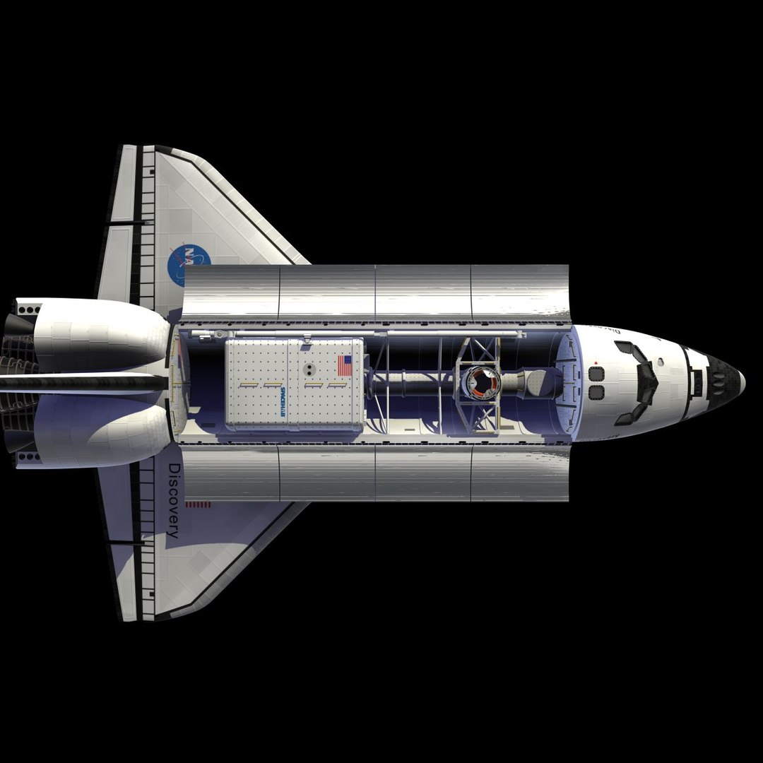 Space Shuttle Discovery 3d Model