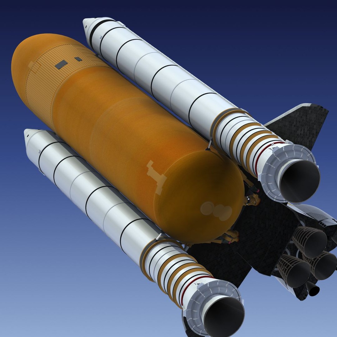 Space Shuttle Discovery 3d Model