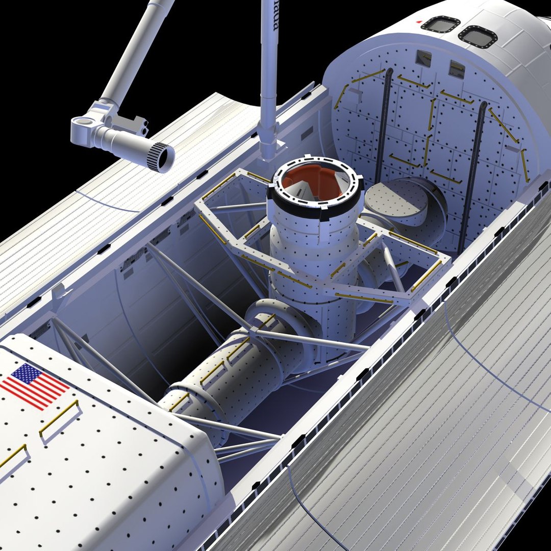 Space Shuttle Discovery 3d Model
