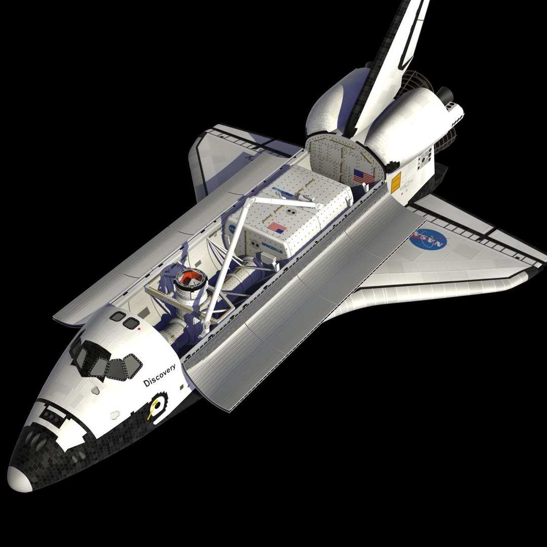 Space Shuttle Discovery 3d Model