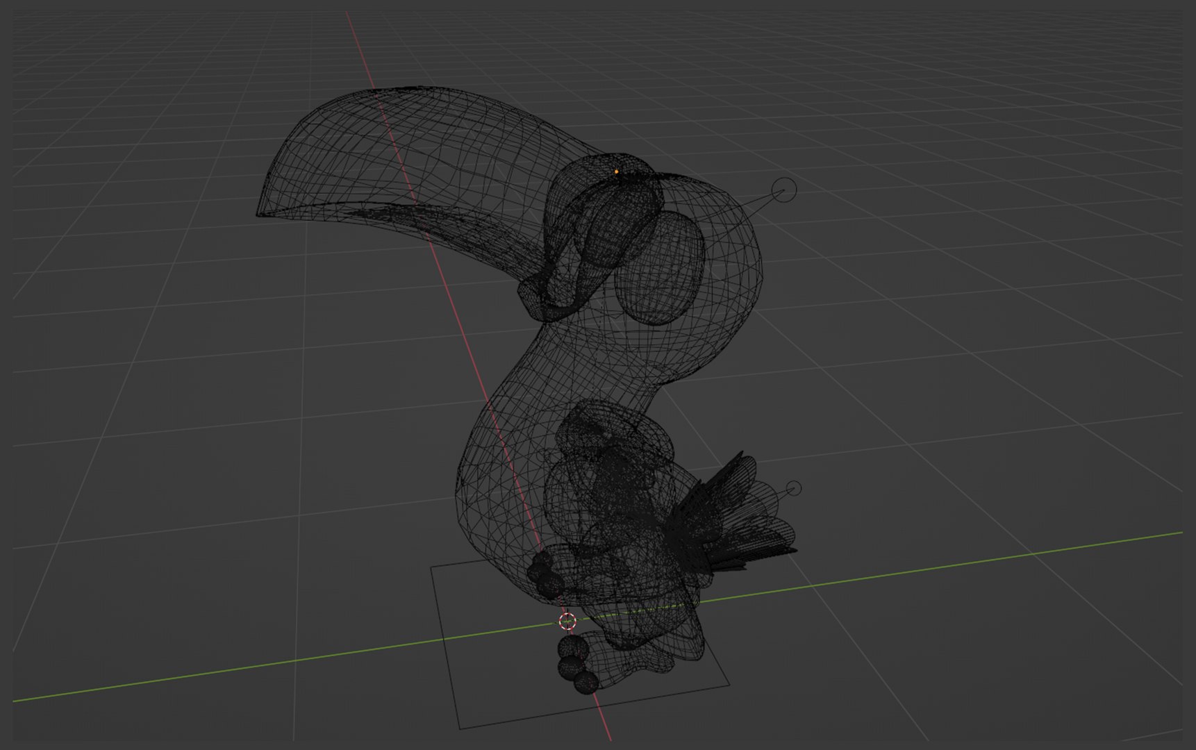 3D Model 3D Animated Toucan Rigged In Blender Bird Cartoon - TurboSquid ...