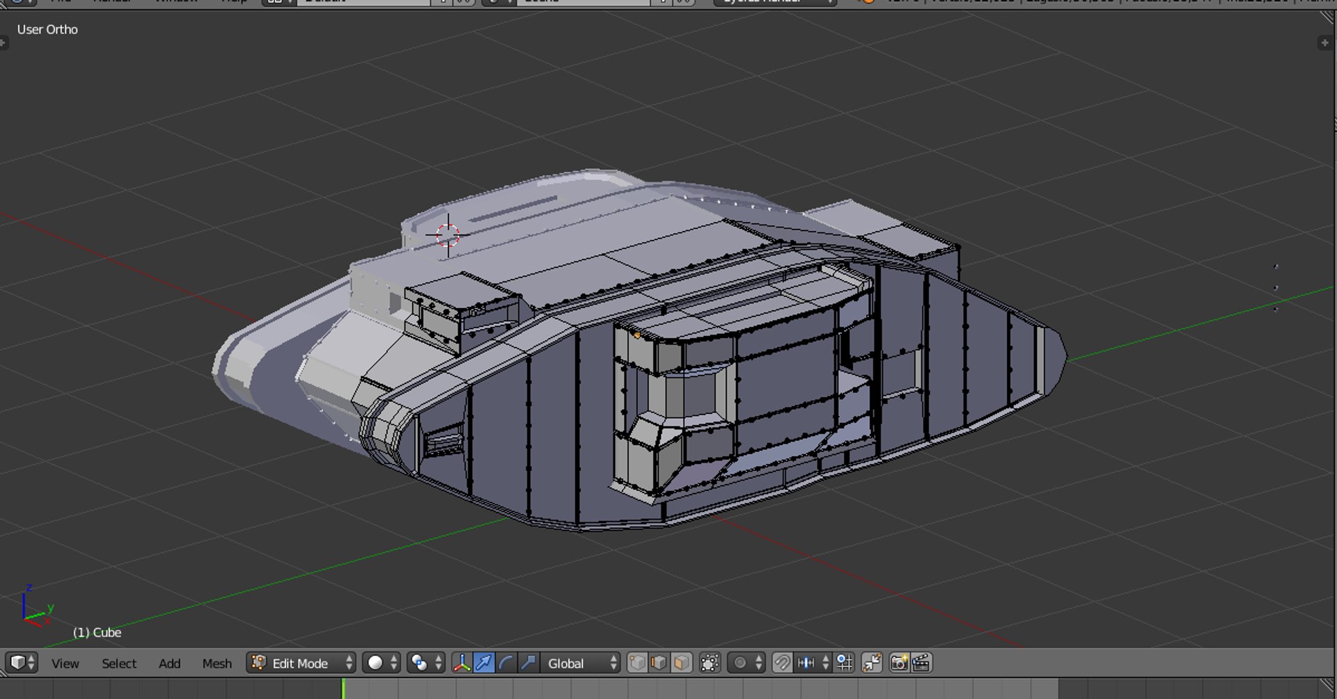 Ww1 Tank 3D Model - TurboSquid 1151802