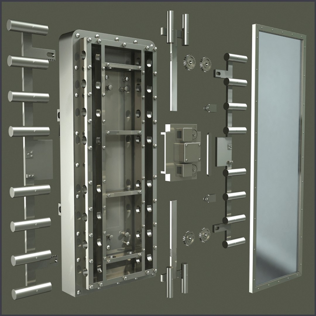 3d Model Vault Door