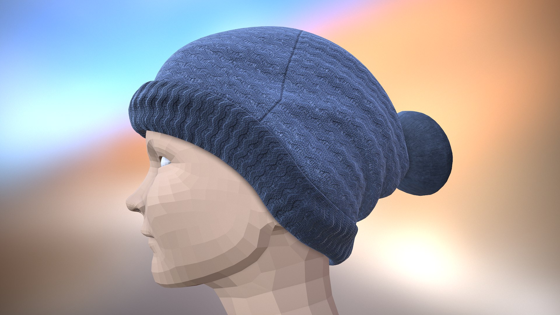 Hat Head Model - TurboSquid 1658025