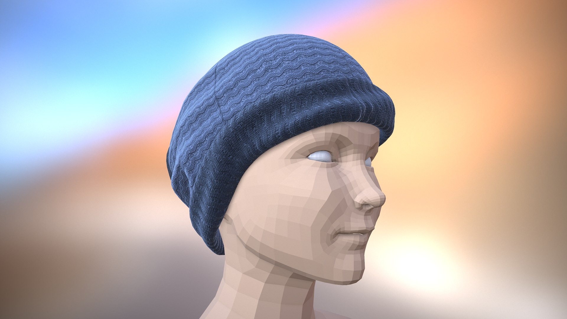 Hat Head Model - TurboSquid 1658025