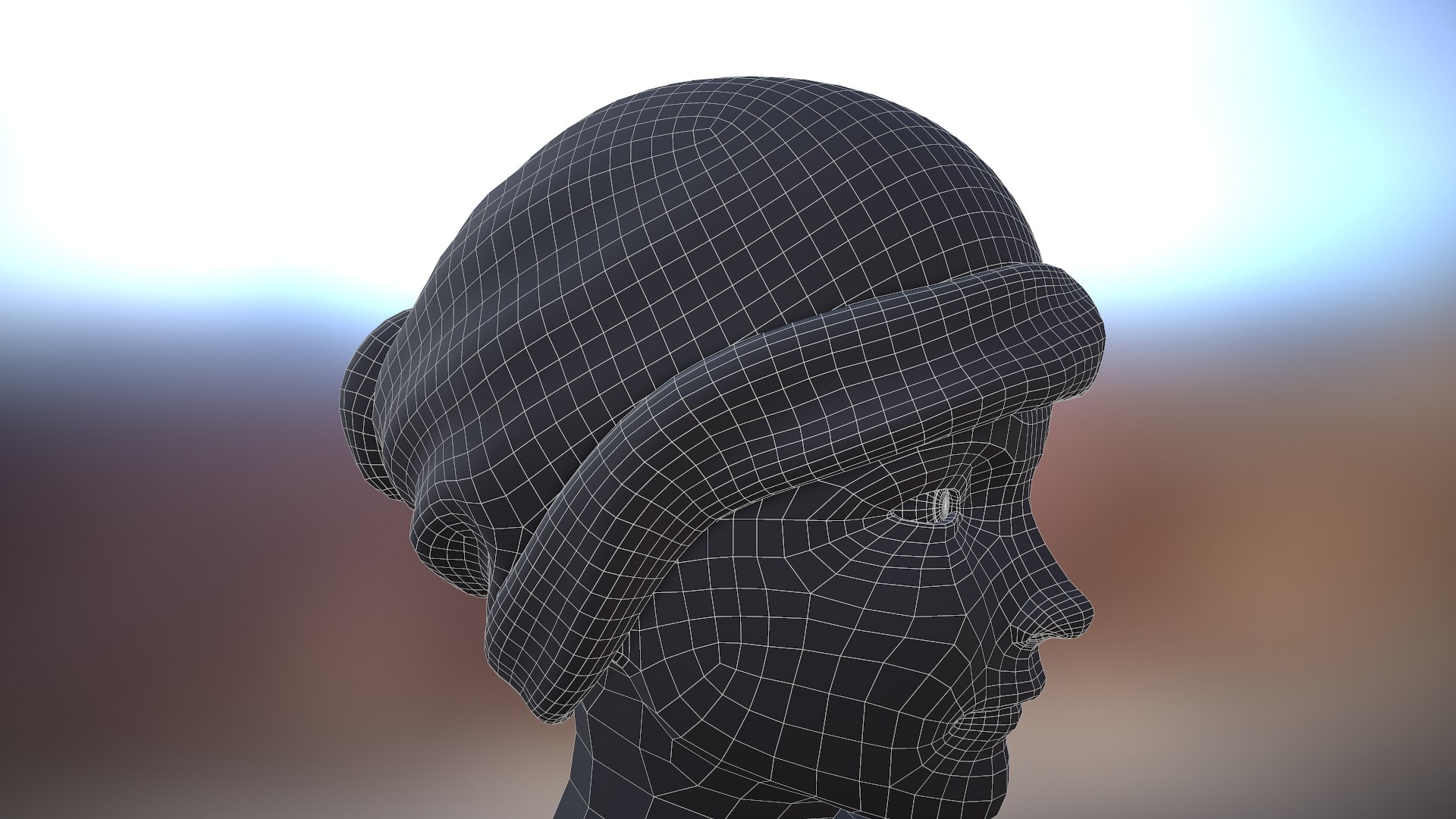 Hat Head Model - TurboSquid 1658025