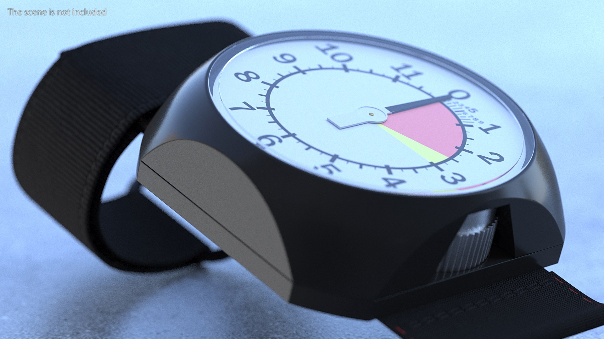 3D analog skydiving altimeter - TurboSquid 1655384