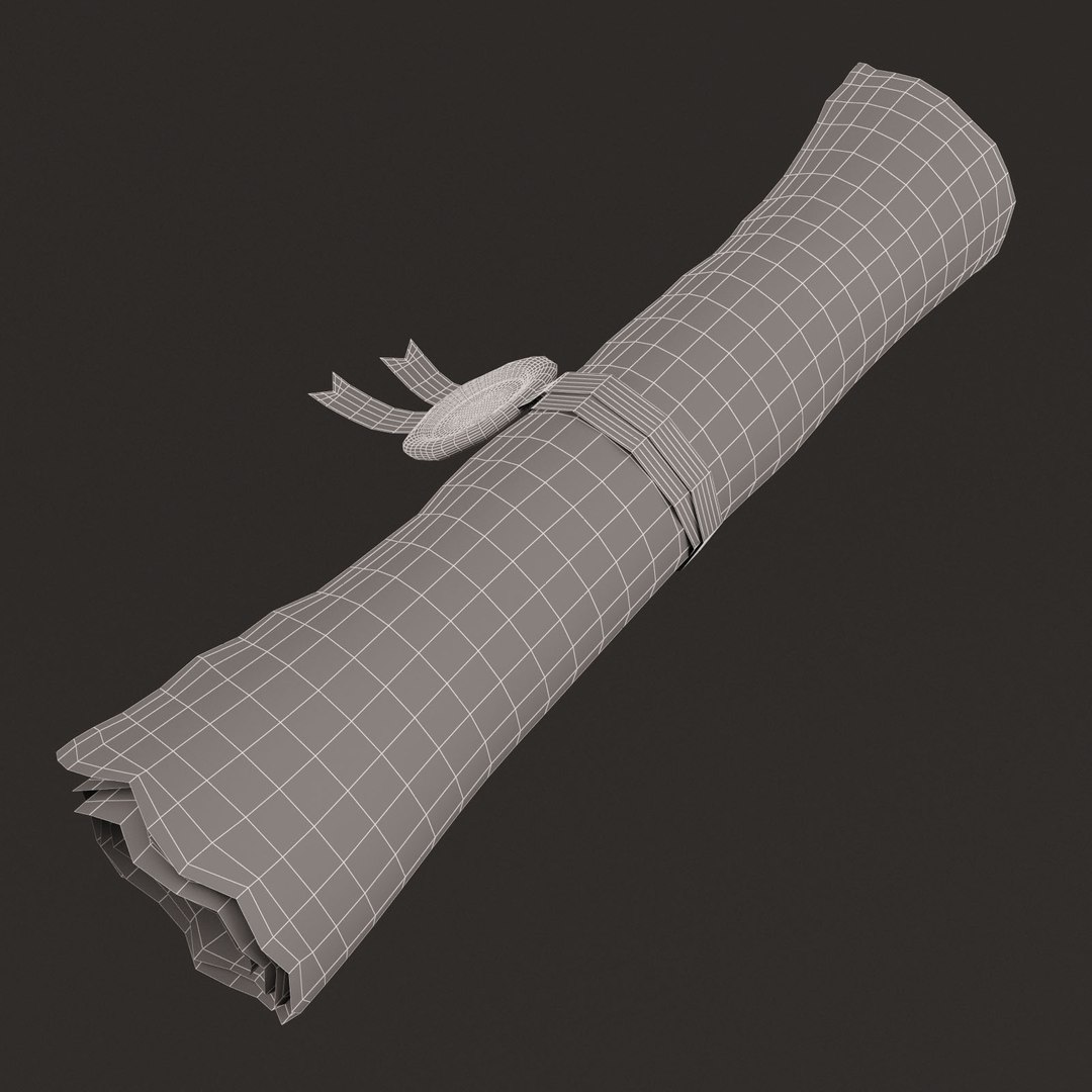 Scroll 3d Model
