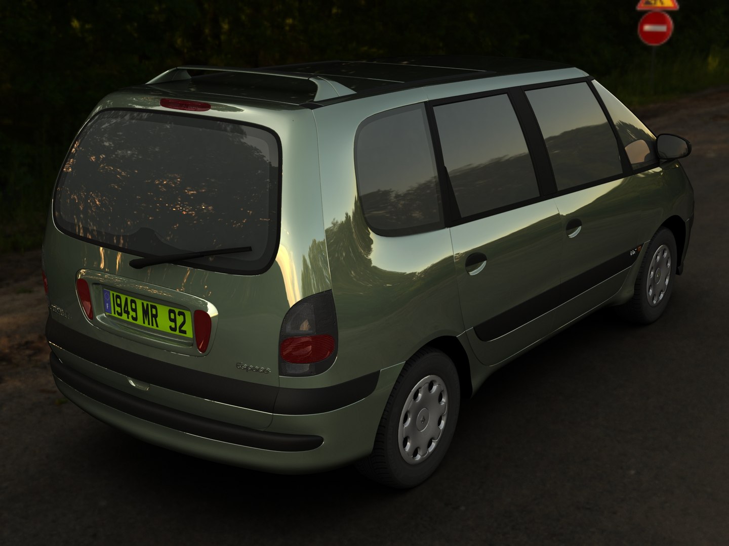 3D renault espace iii - TurboSquid 1551799