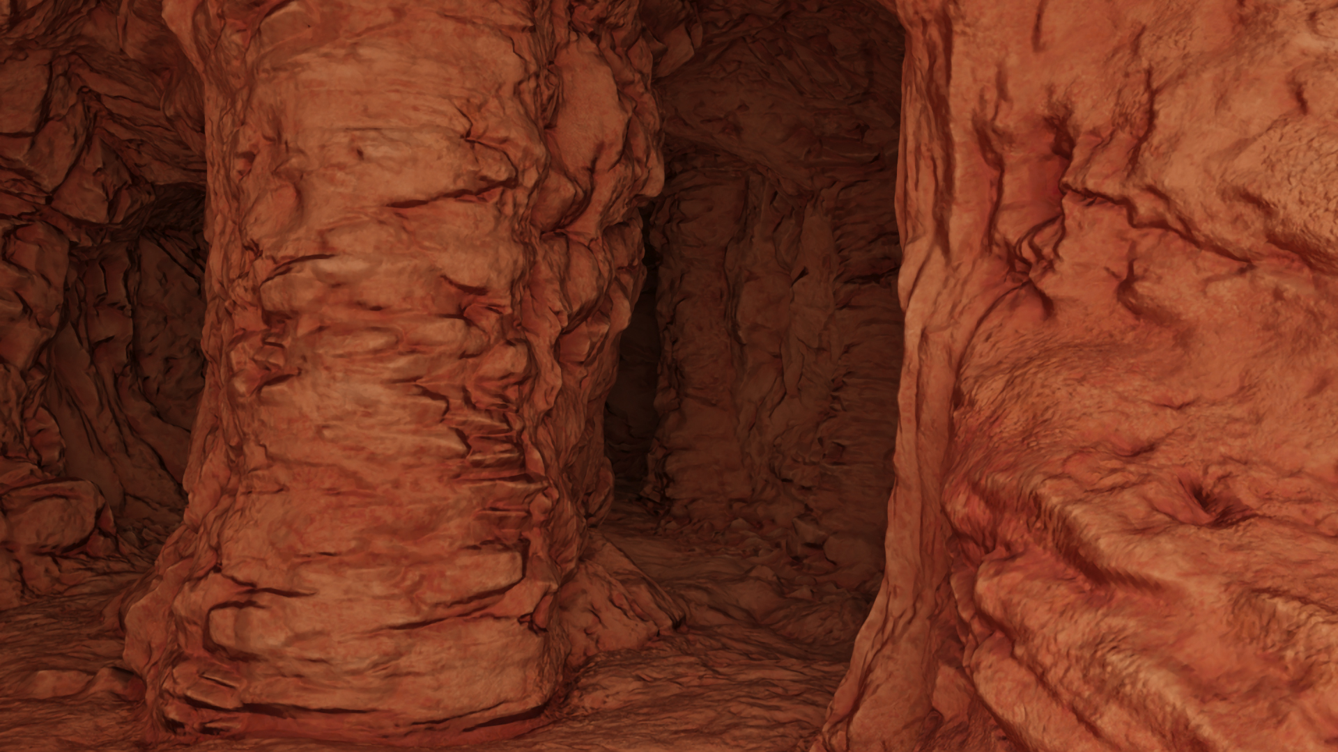 Mars Cave Red 3D - TurboSquid 2292968