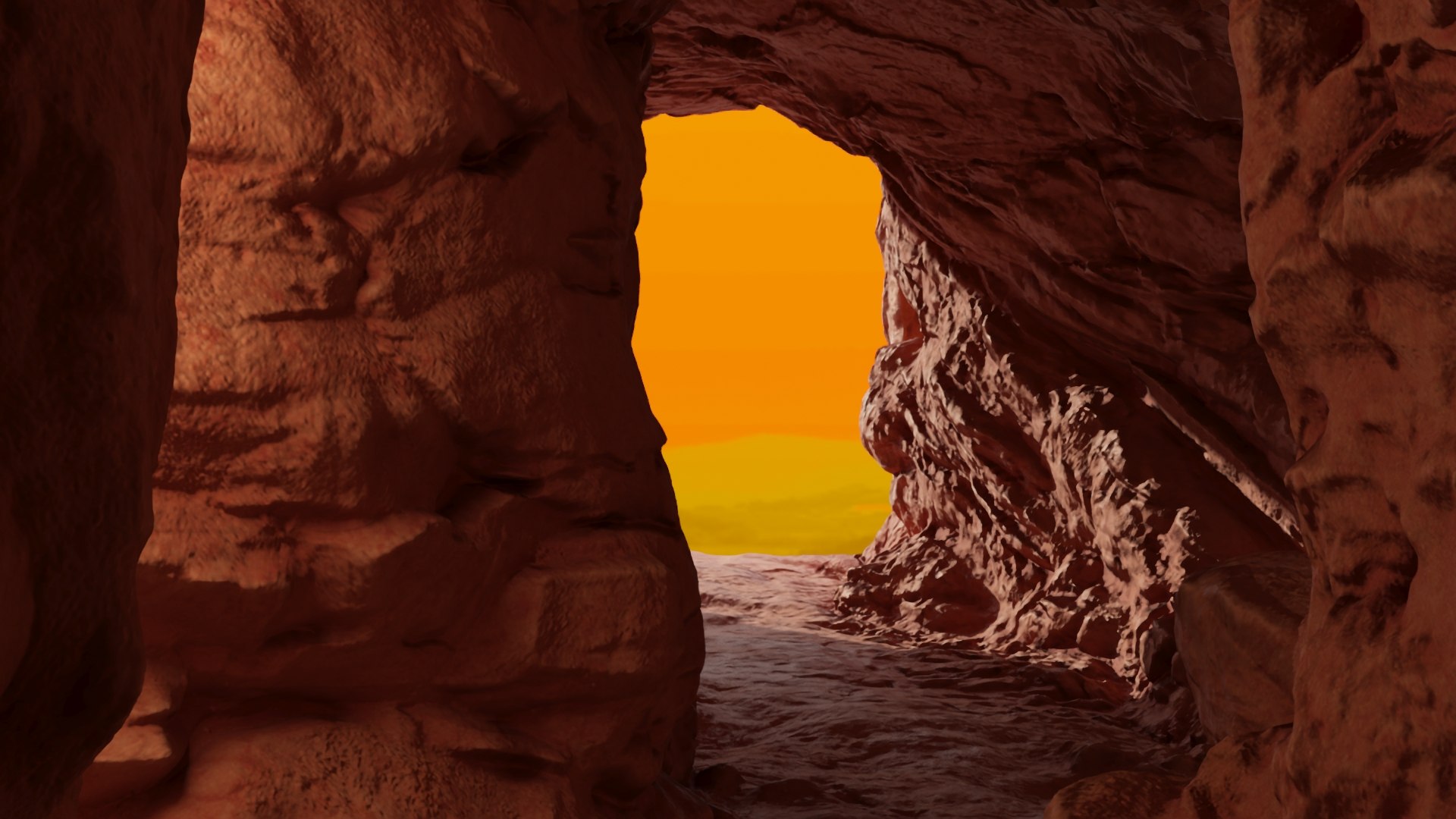 Mars Cave Red 3D - TurboSquid 2292968