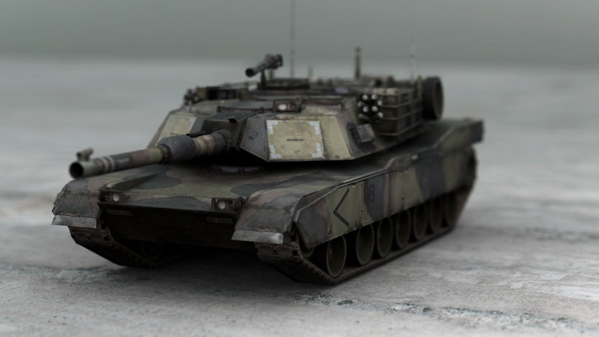 3d Model American Tank