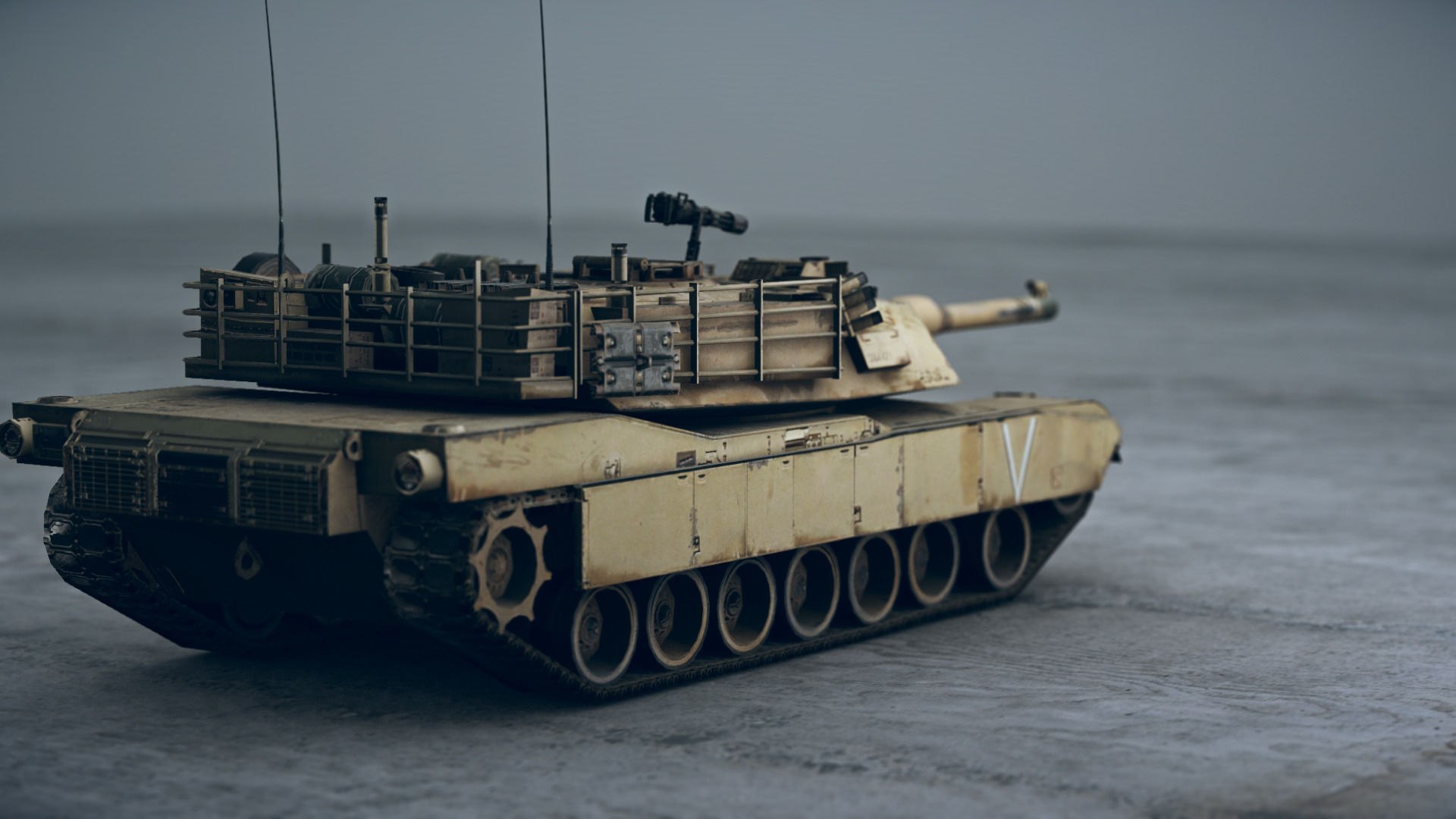 3d Model American Tank