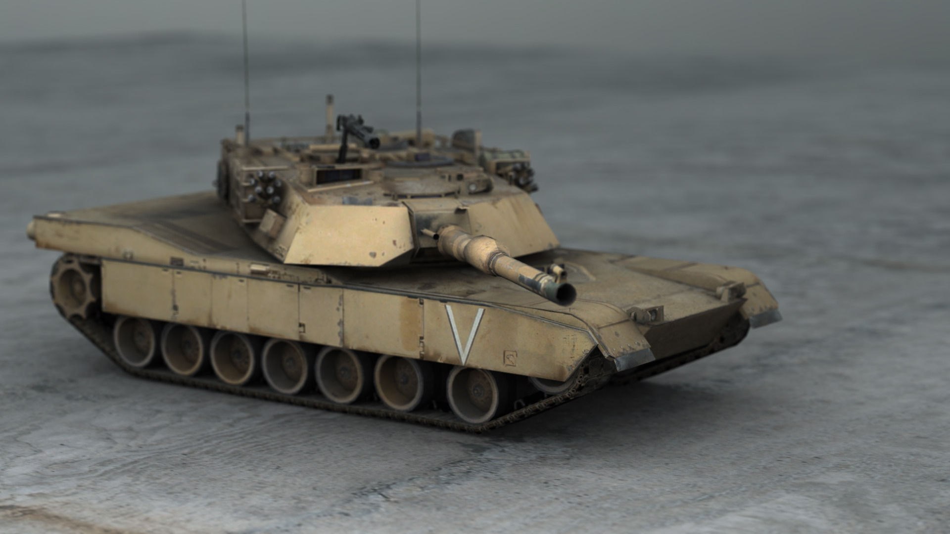 3d Model American Tank