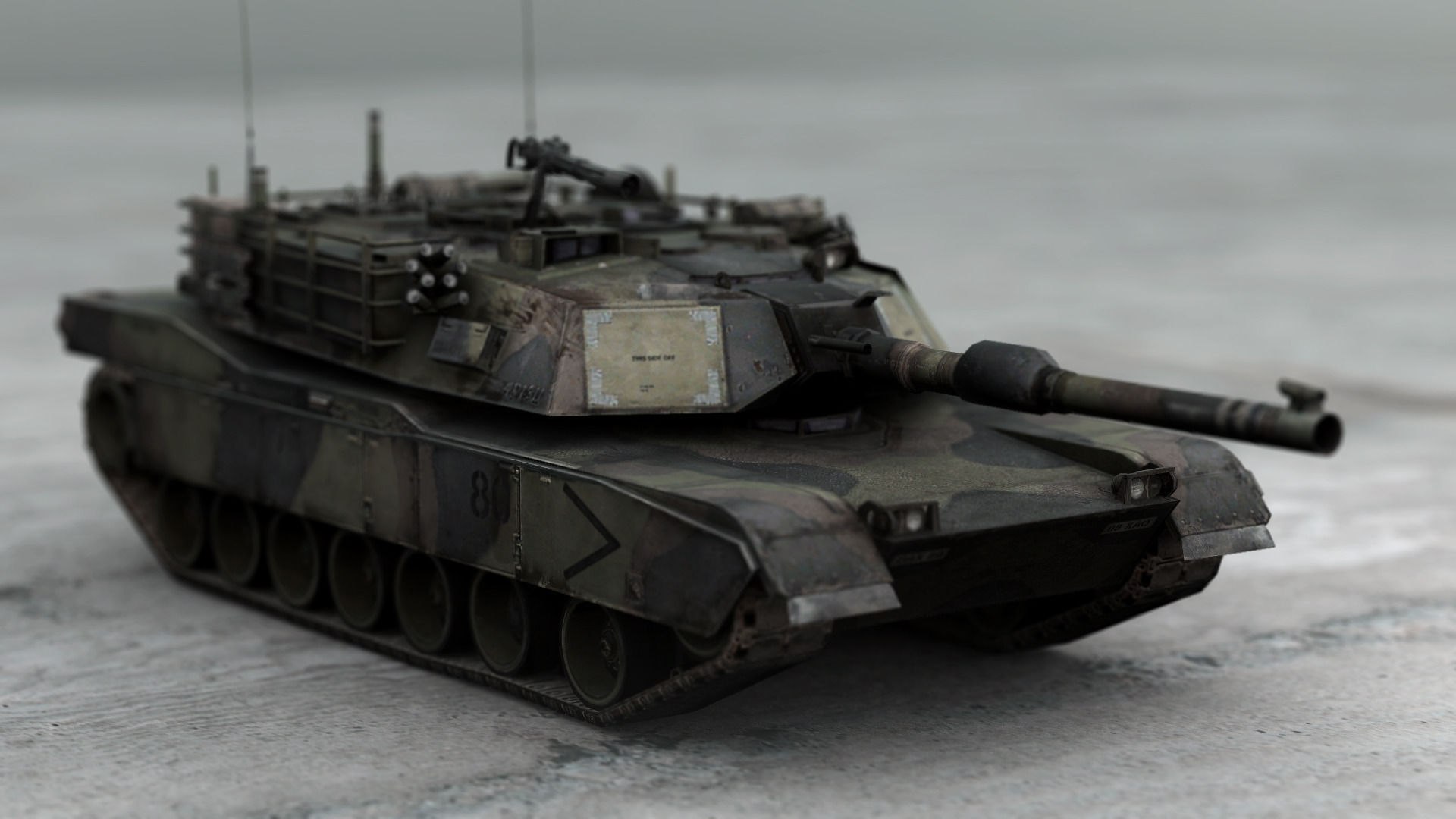 3d Model American Tank