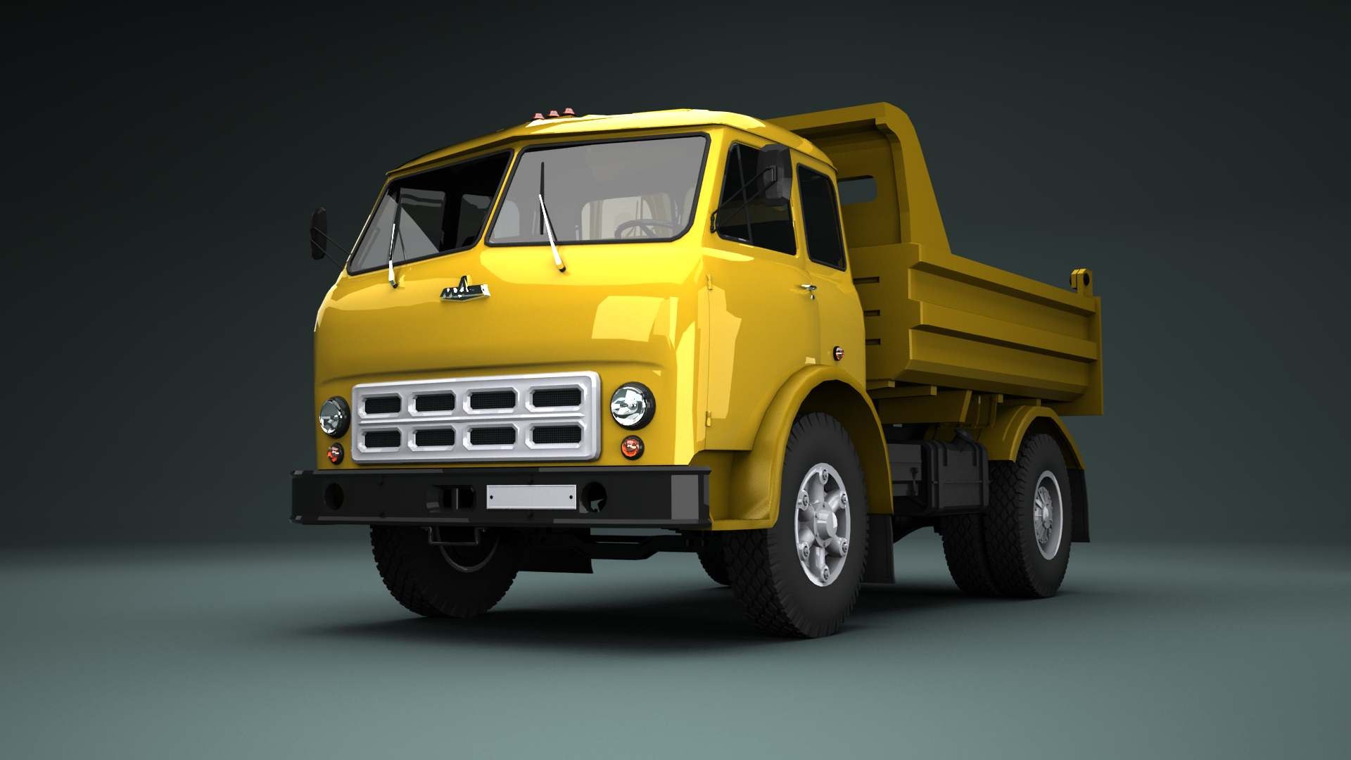 Soviet Maz 503b 3d Model