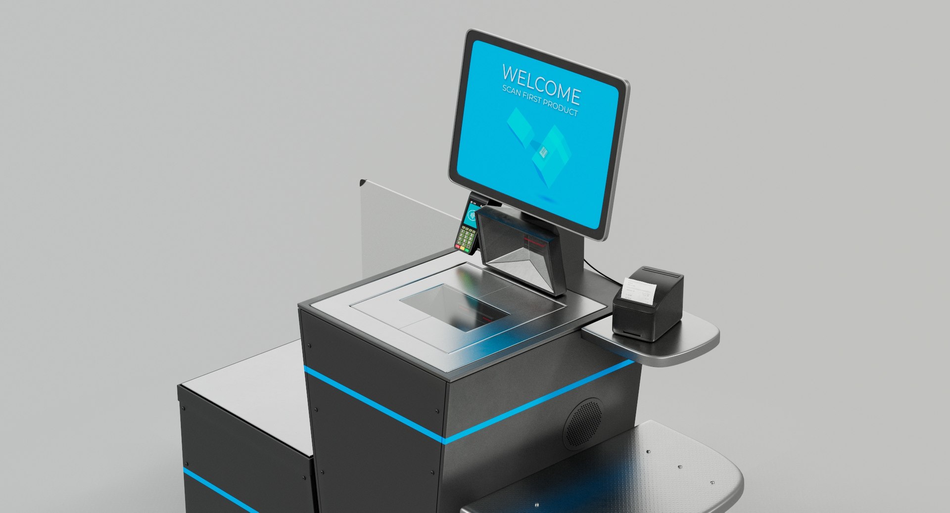 3D Self-checkout - TurboSquid 1591537