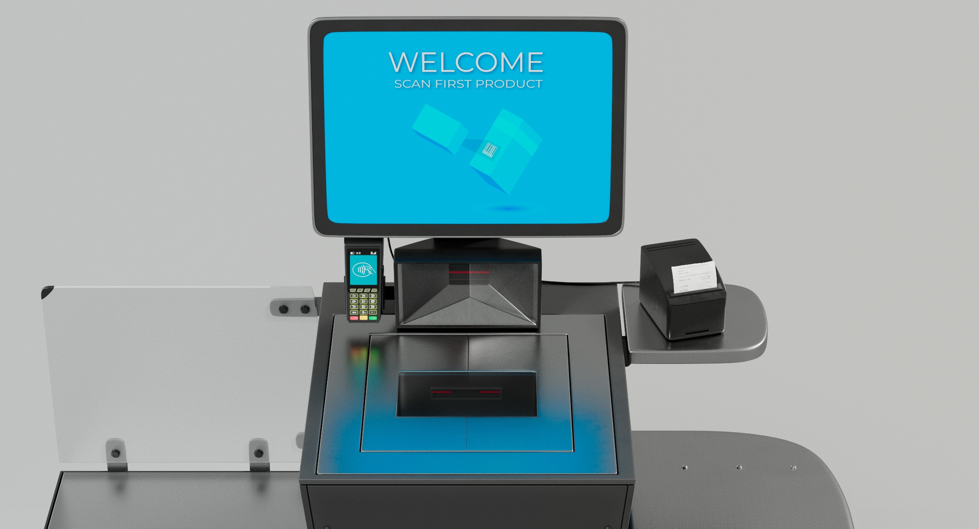 3D self-checkout - TurboSquid 1591537