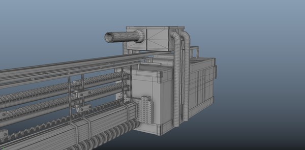 Machine industrial manufacturing 3D model - TurboSquid 1501199