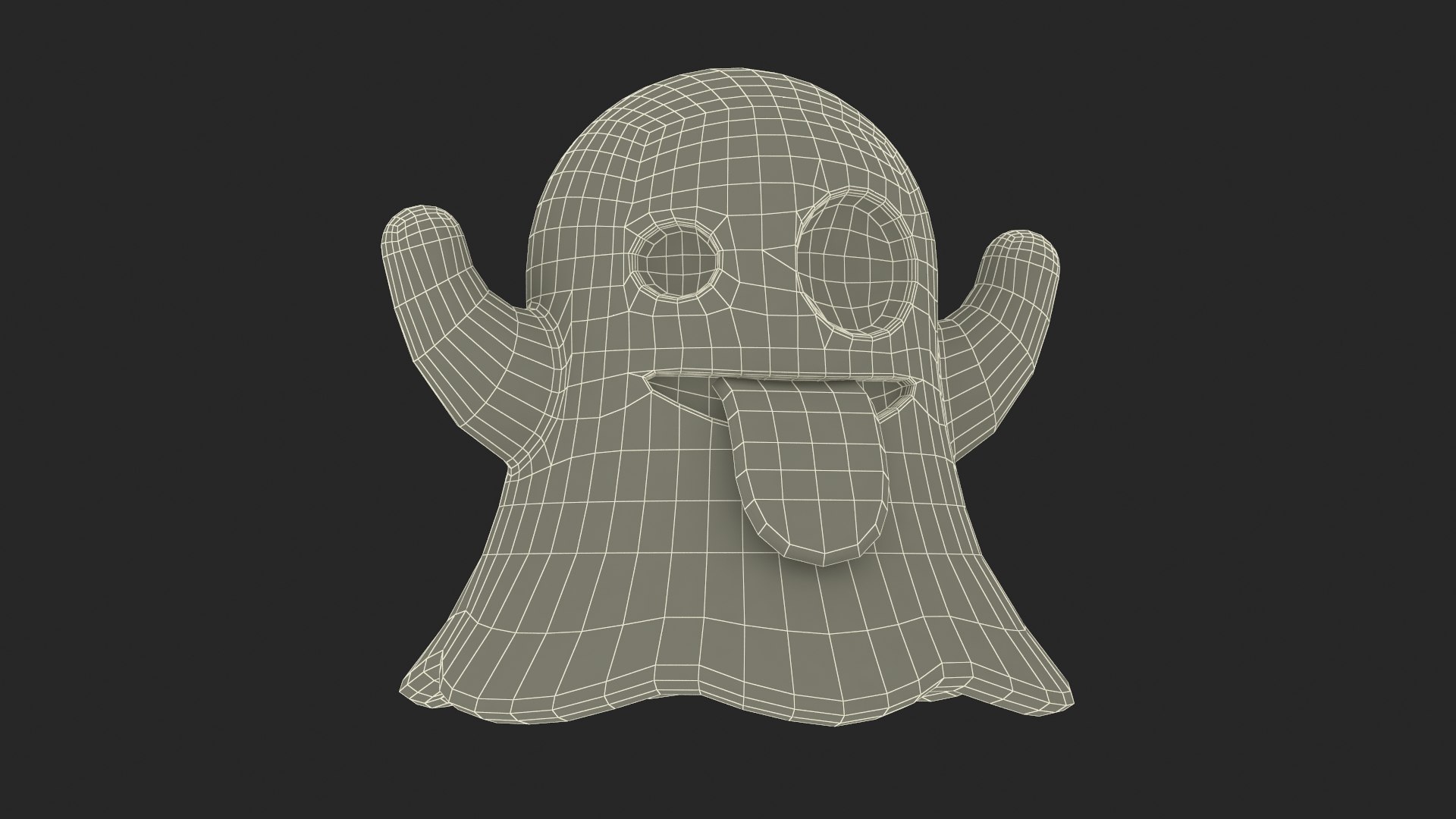 Emoji Ghost 3D Model - TurboSquid 2239283