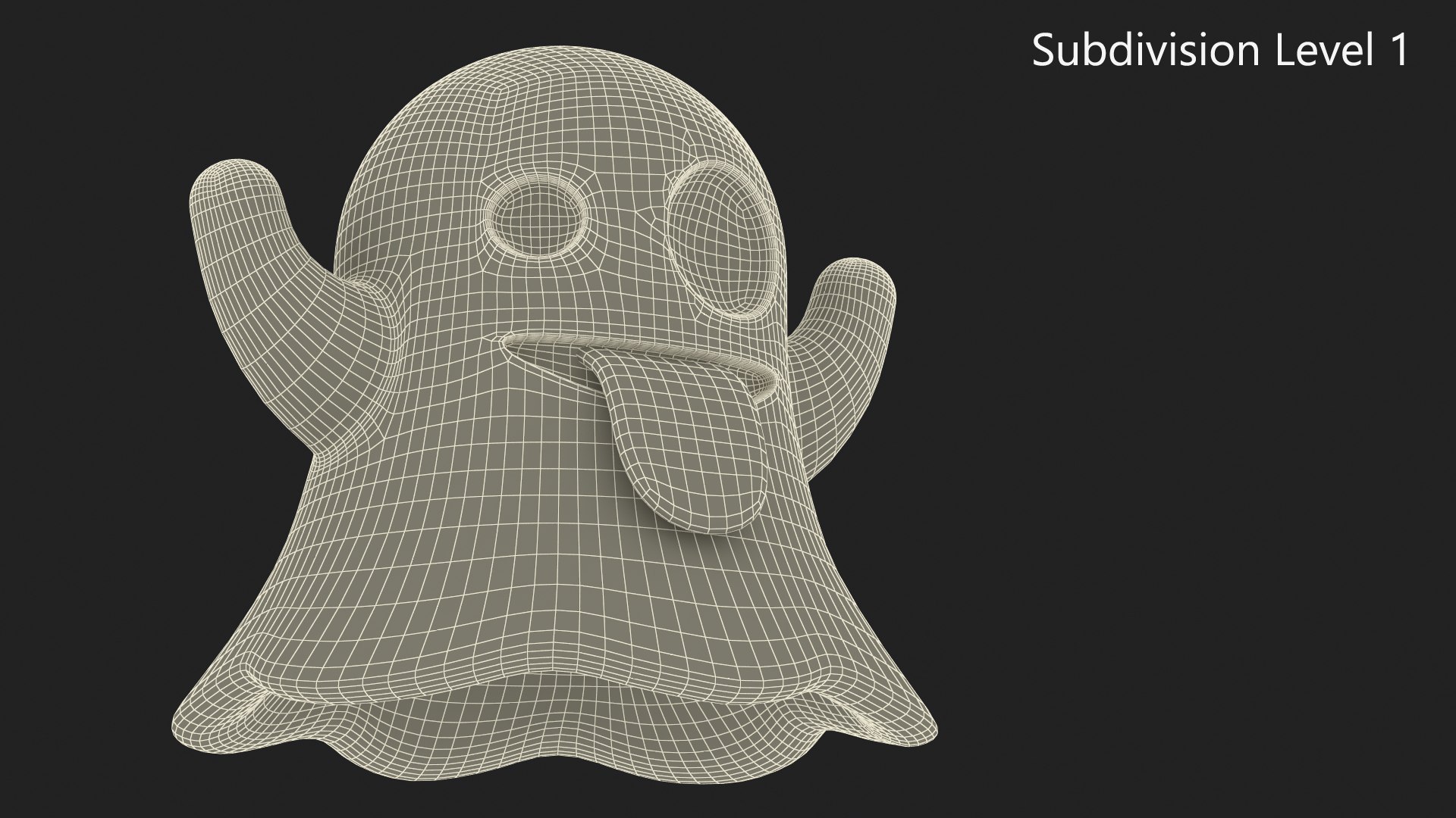 Emoji Ghost 3D Model - TurboSquid 2239283