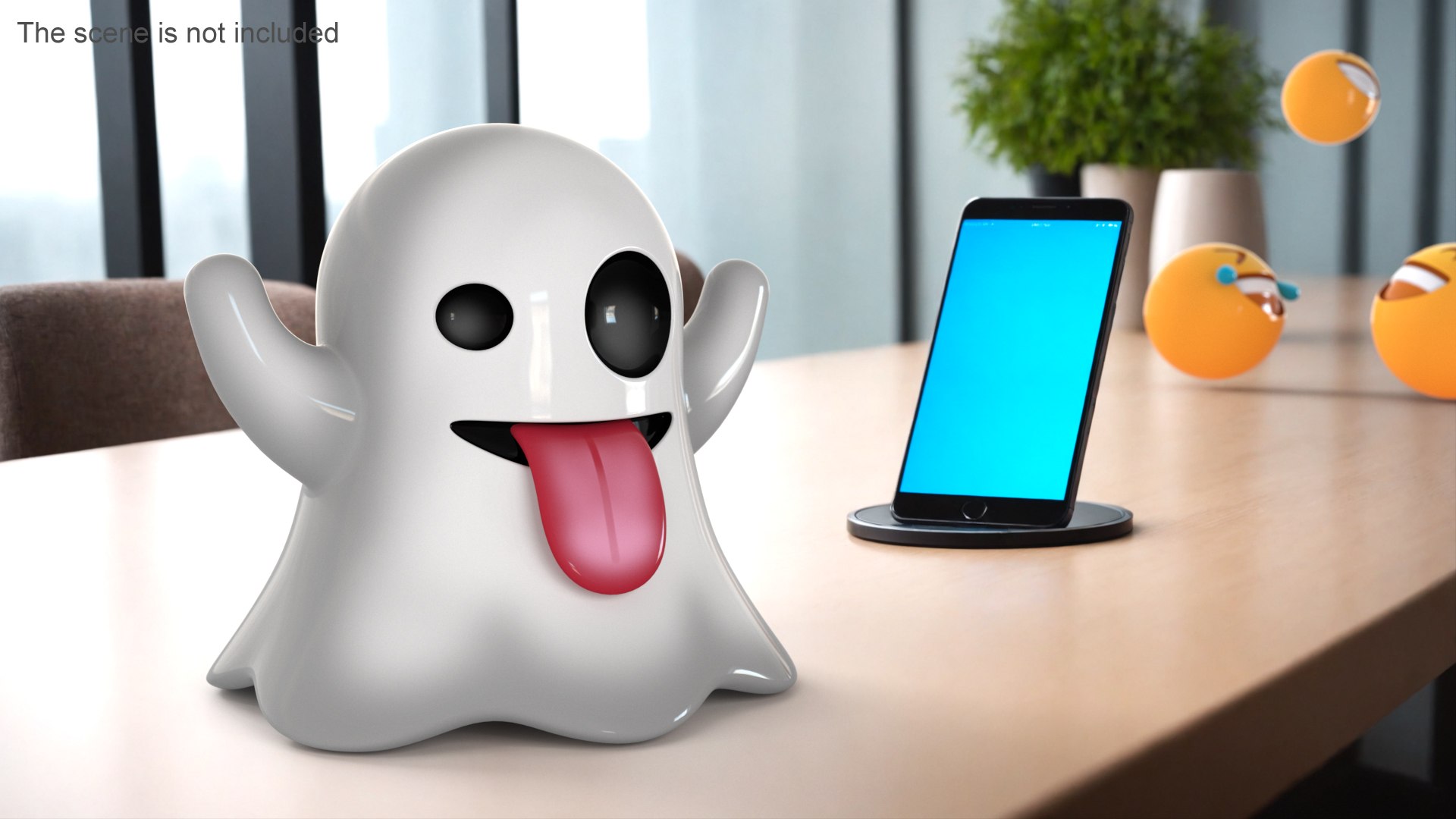 Emoji Ghost 3D Model - TurboSquid 2239283