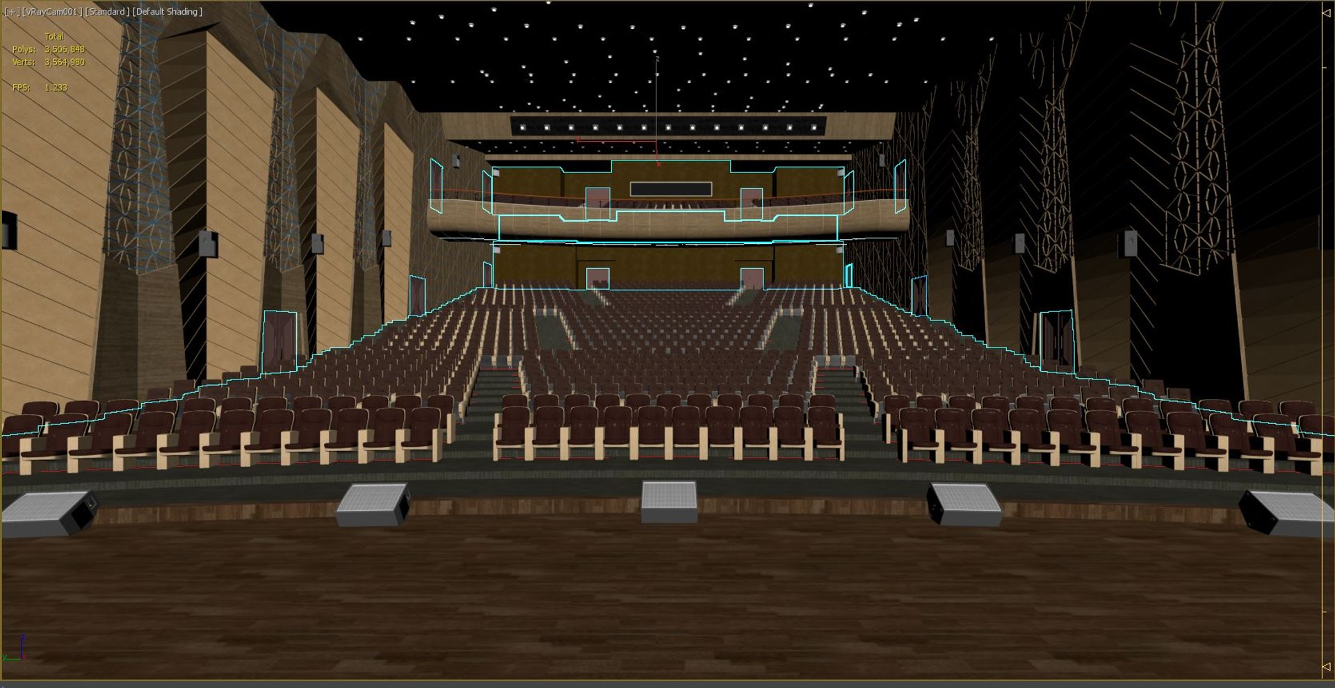 Conference Center Details 3D Model - TurboSquid 1464418