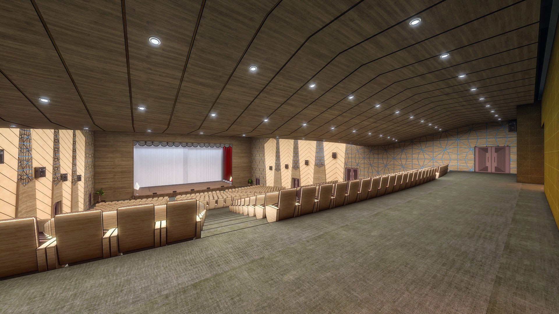Conference Center Details 3D Model - TurboSquid 1464418