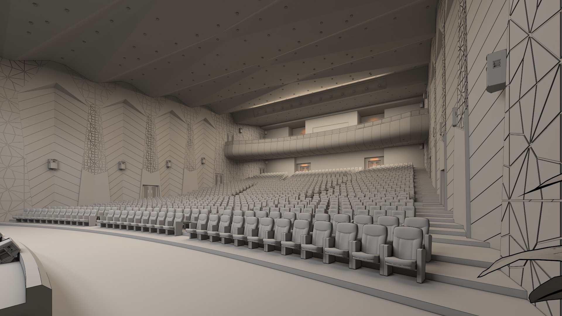 Conference Center Details 3D Model - TurboSquid 1464418