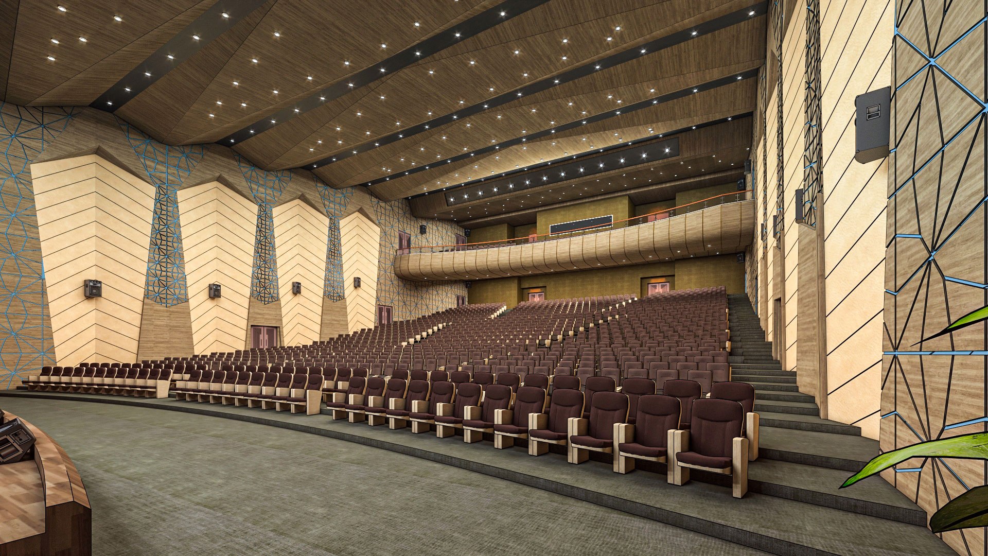 Conference Center Details 3D Model - TurboSquid 1464418