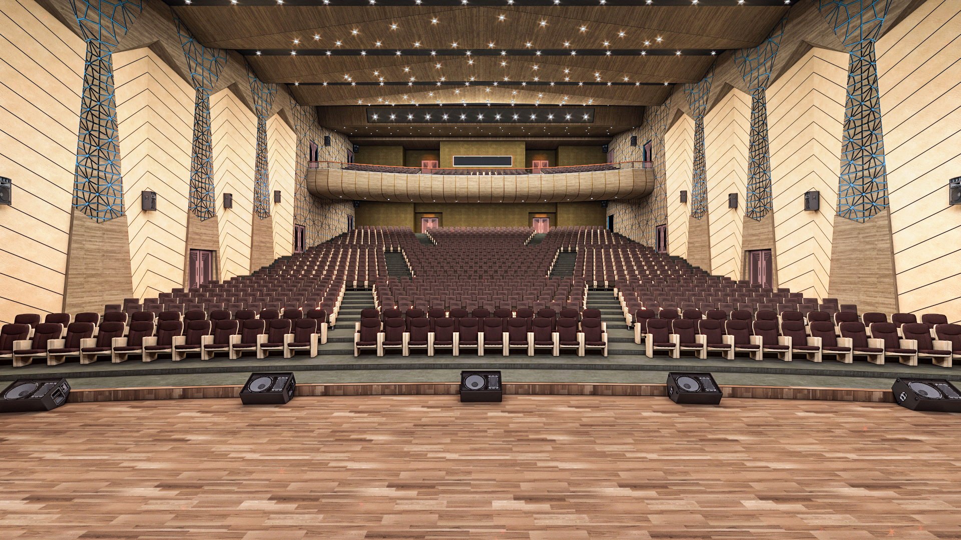 Conference Center Details 3D Model - TurboSquid 1464418
