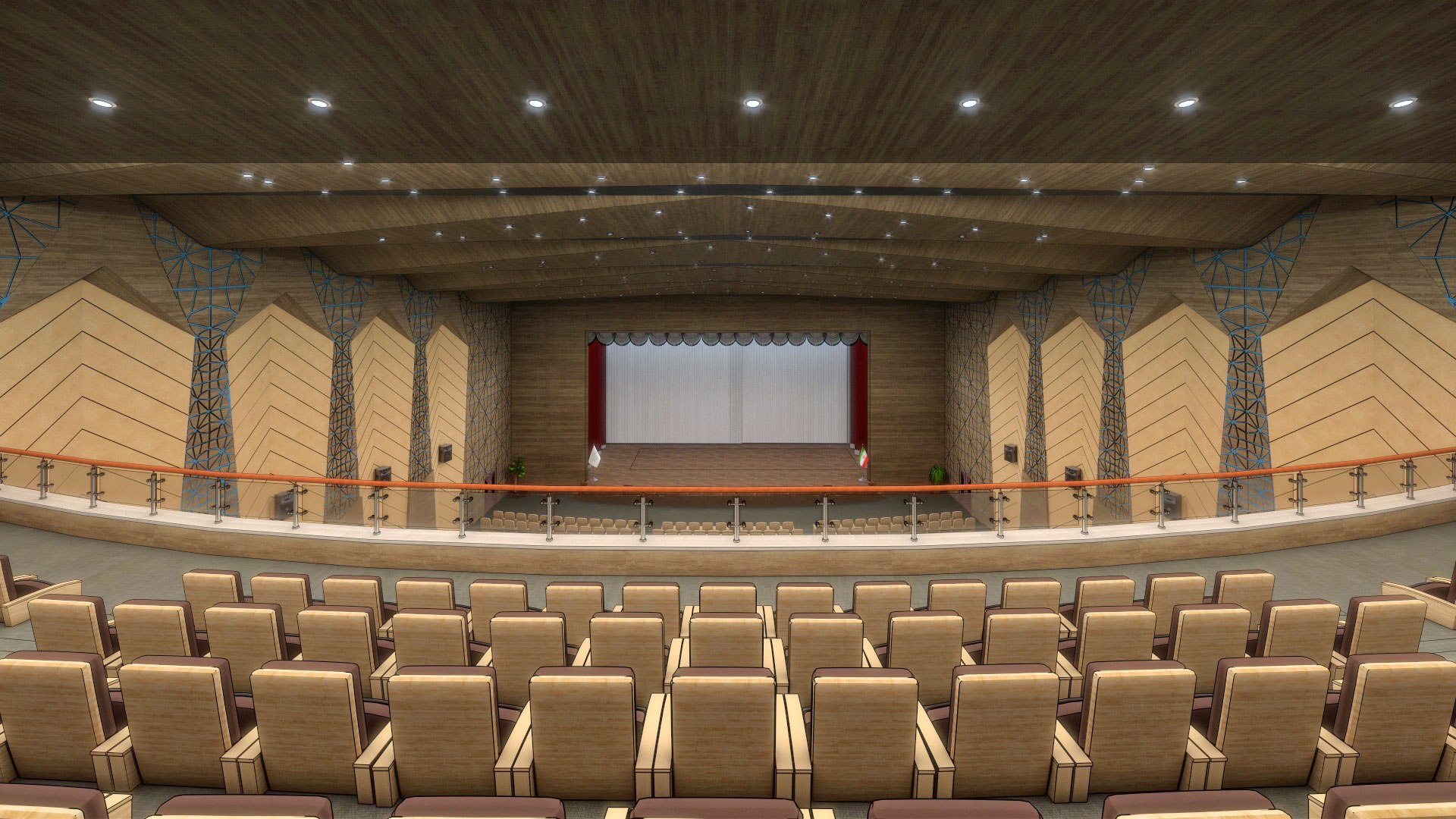Conference Center Details 3D Model - TurboSquid 1464418
