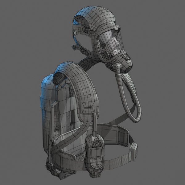 3D ready scba self contained - TurboSquid 1288091